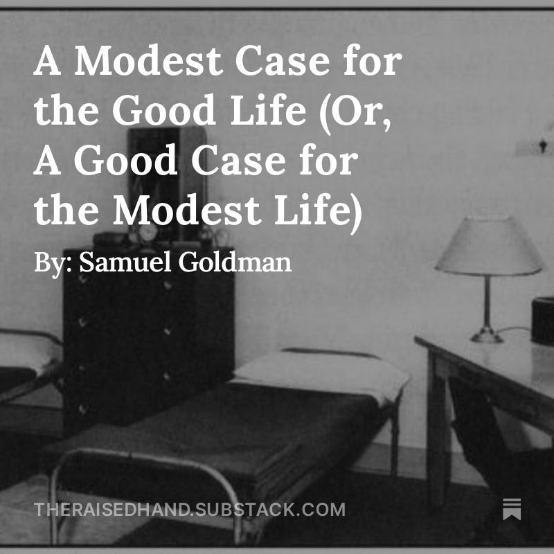 The Raised Hand | Substack