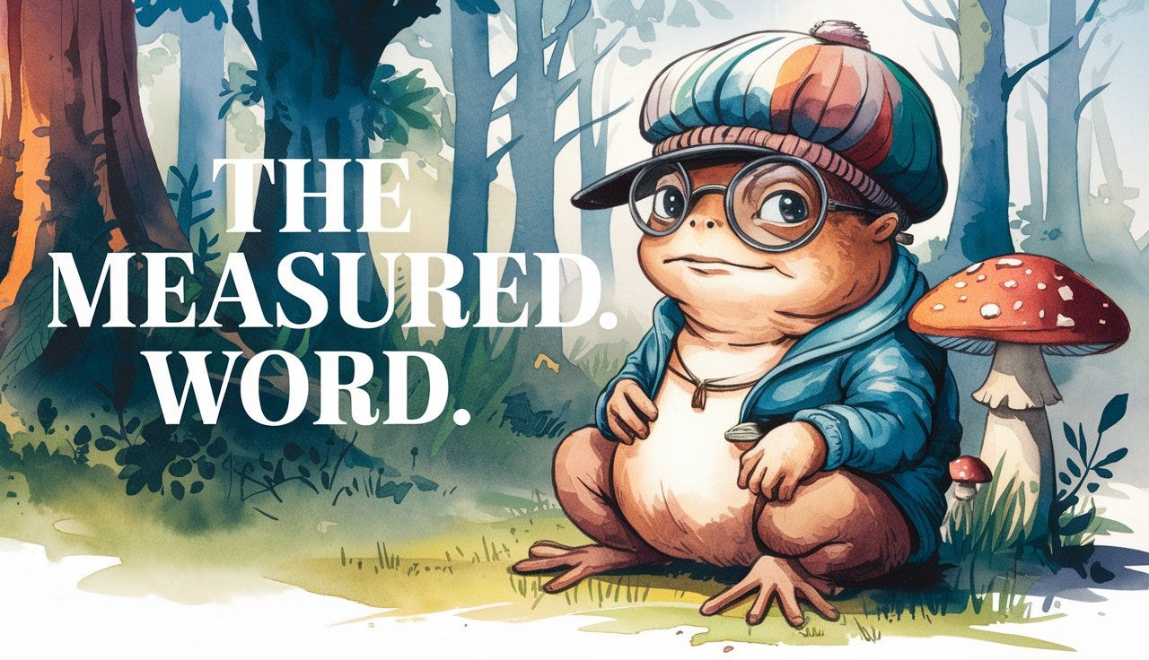 The Measured Word | | Substack