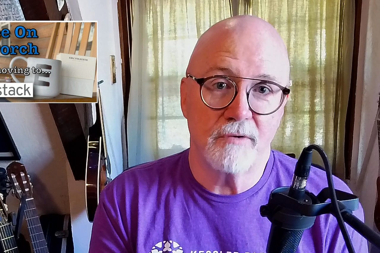 When EF Talks | Eric Folkerth | Substack