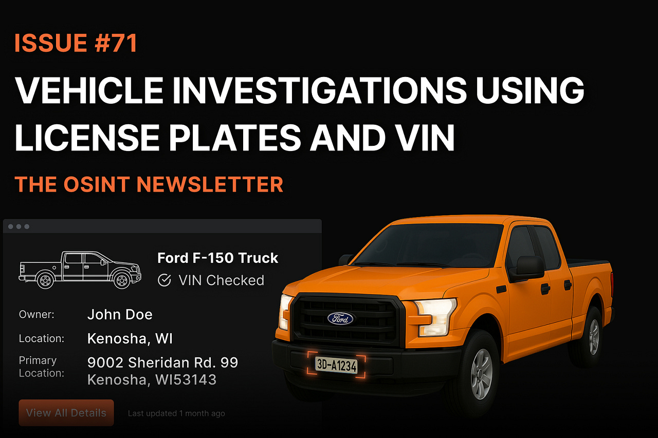 The OSINT Newsletter | Jake Creps | Substack