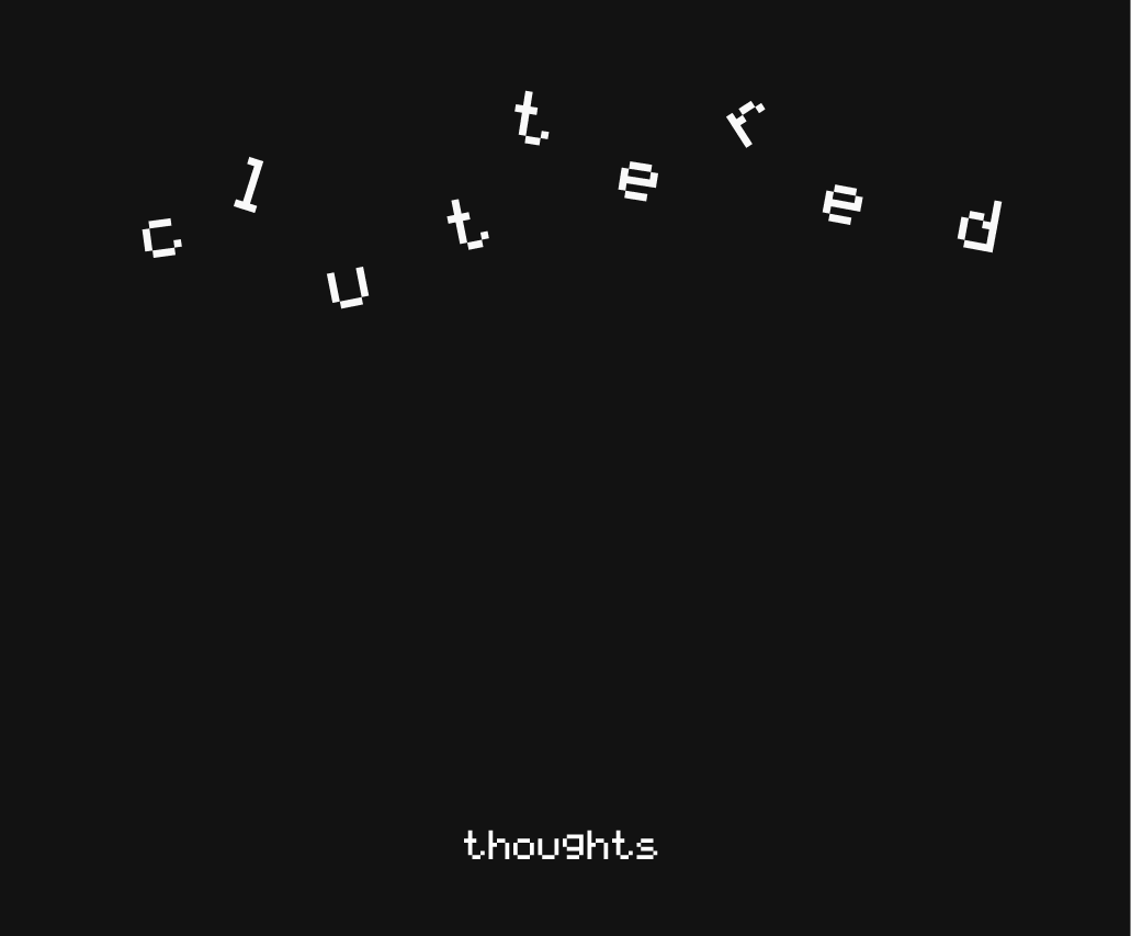 cluttered thoughts | Via | Substack