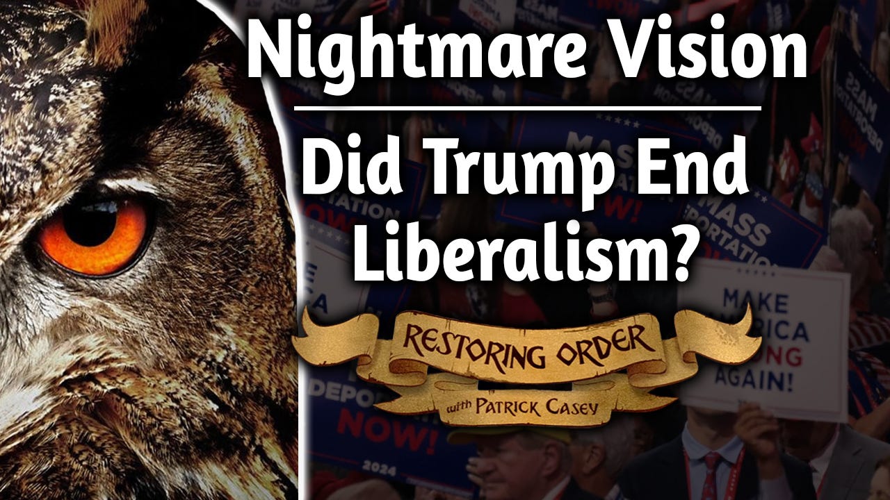 Restoring Order | Patrick Casey | Substack