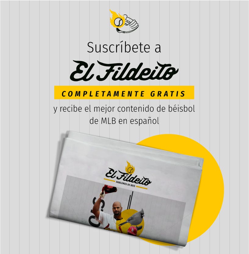Lo mejor del Béisbol y sus peloteros. | El Fildeo | Substack
