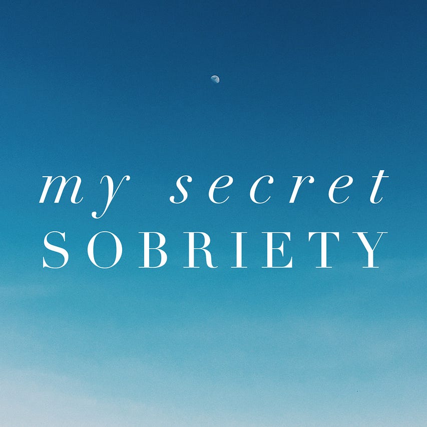 My Secret Sobriety | Kate Davidson | Substack