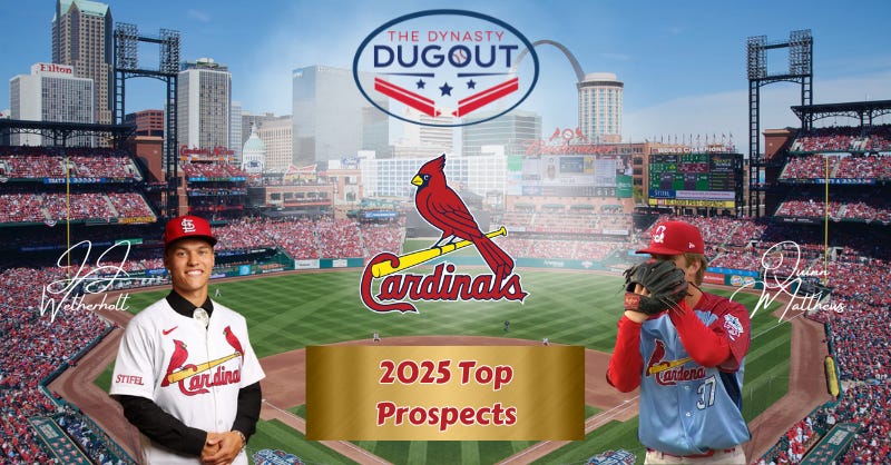 St. Louis Cardinals Top Prospects 2025 - by Chris Clegg