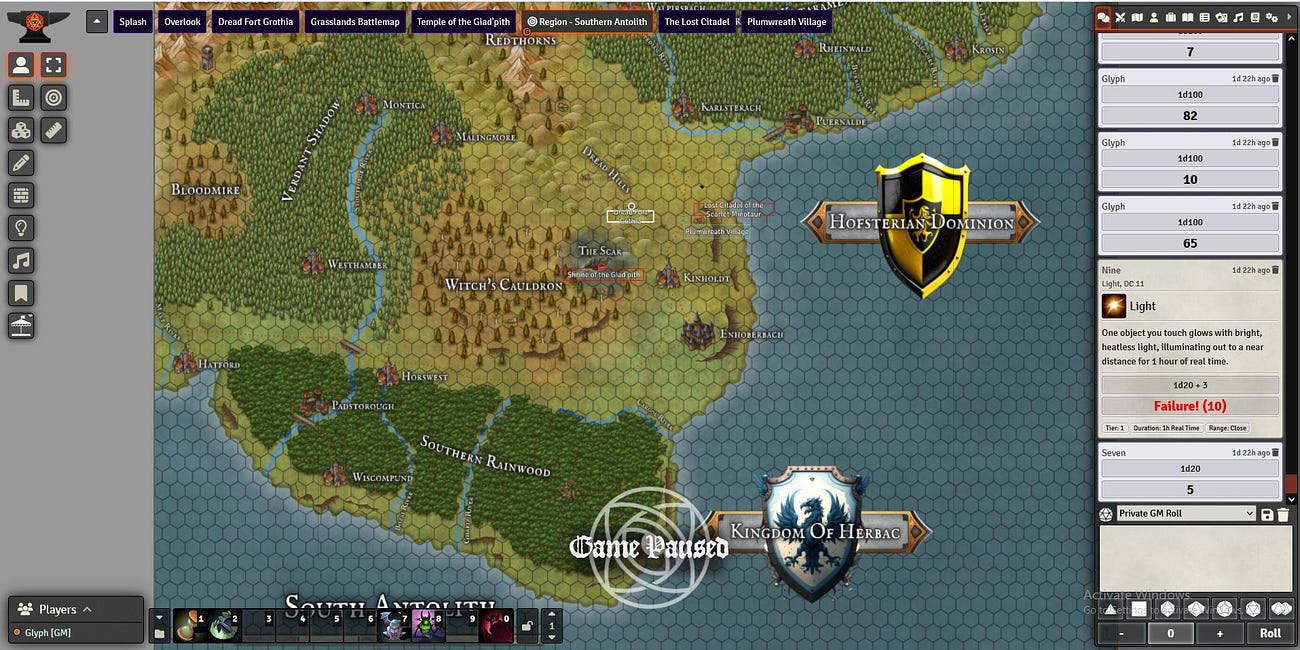 Setup A Game World In Foundry Virtual Tabletop