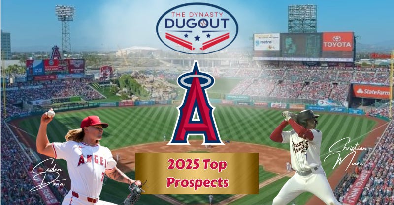 Los Angeles Angels Top Prospects 2025 - by Chris Clegg