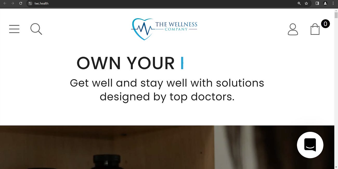 I support TWC (The Wellness Company, www.TWC.health), I stand with them, Foster Coulson, I love ...