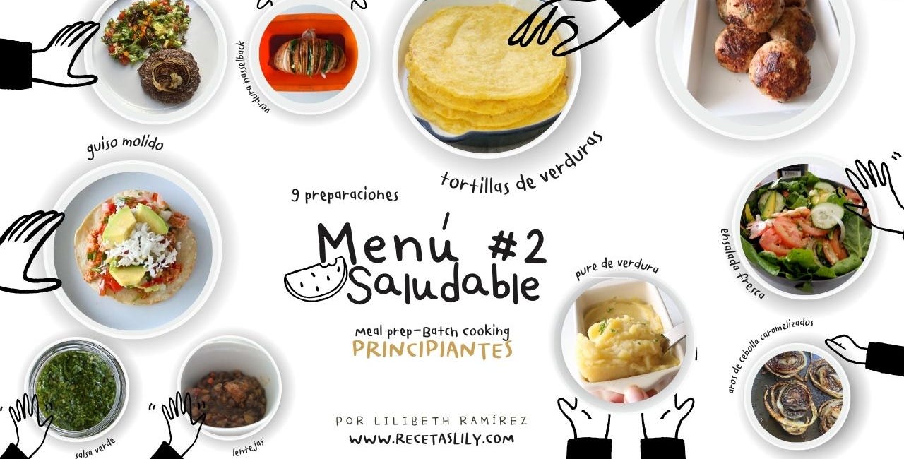 Menu Saludable Enero #1 - by Lilibeth Ramirez