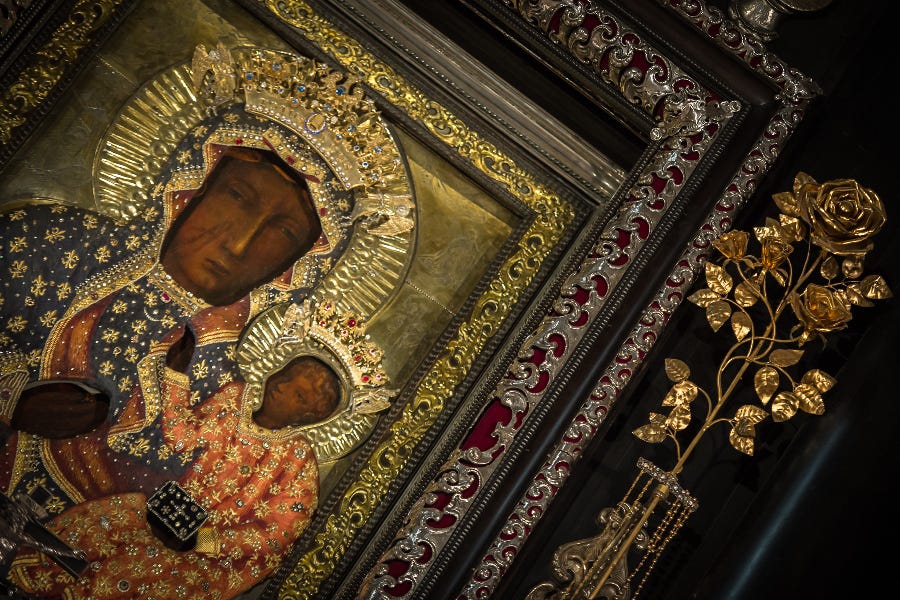 churches in poland map