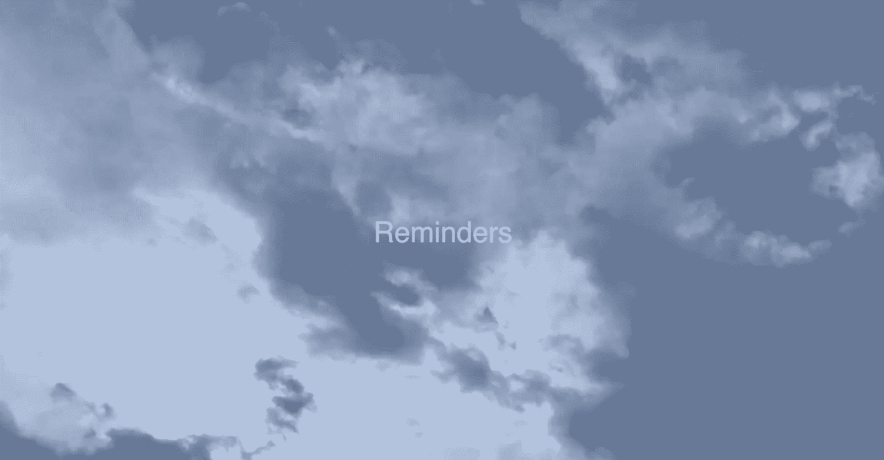 Reminders | David OReilly | Substack