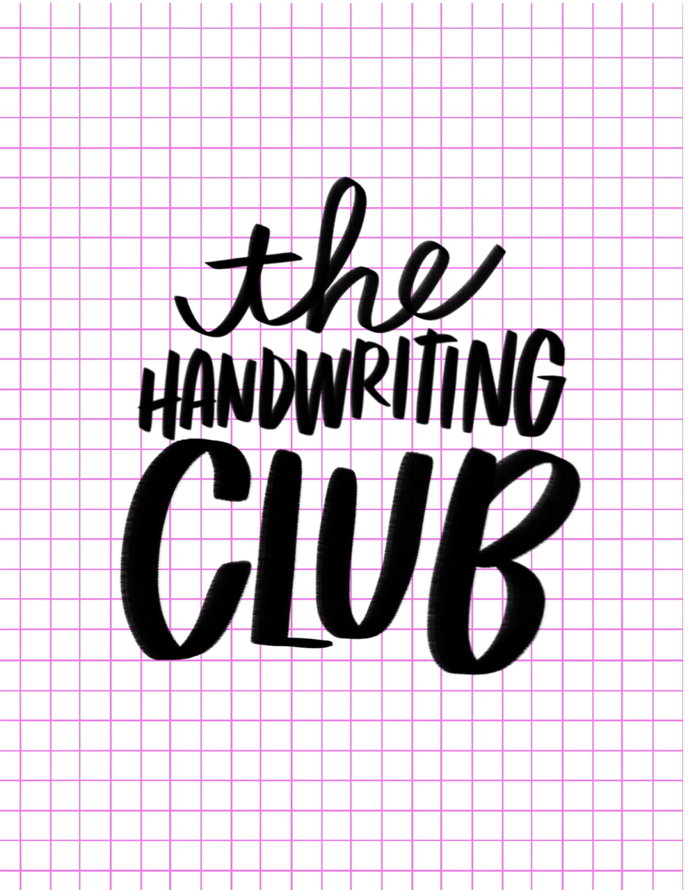 The Handwriting Club | Tracy Benjamin | Substack