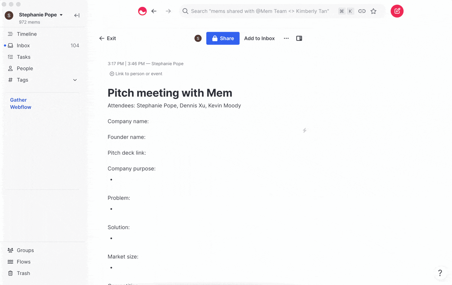 Using Mem as a VC - by Stephanie Pope - Mem