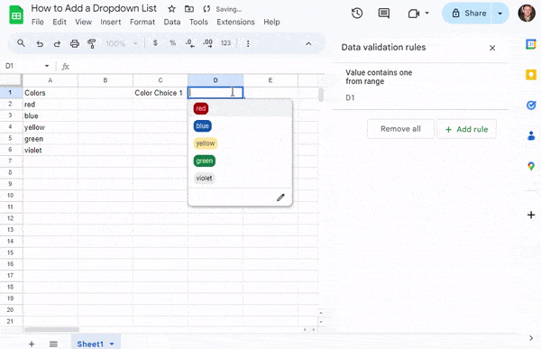 Google Sheets Drop Down Lists: Complete Guide