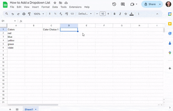 Google Sheets Drop Down Lists: Complete Guide