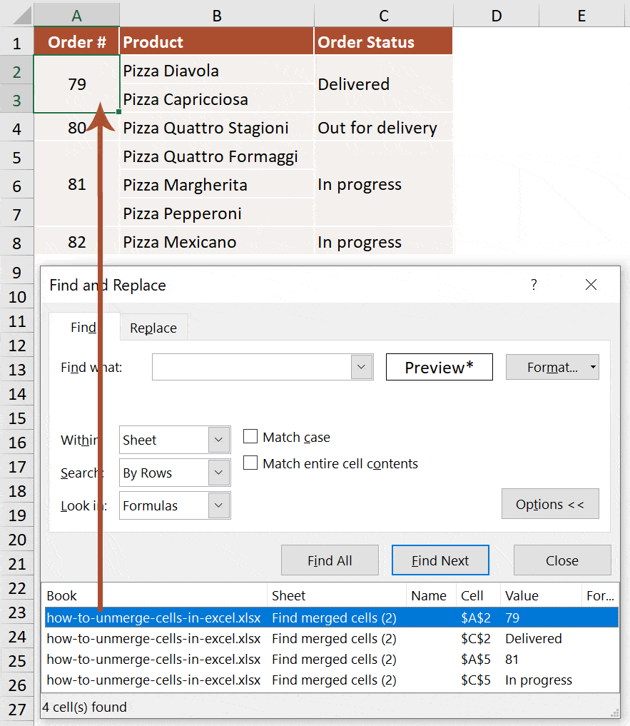 How to unmerge cells in Excel - by Radu - Excel Explained