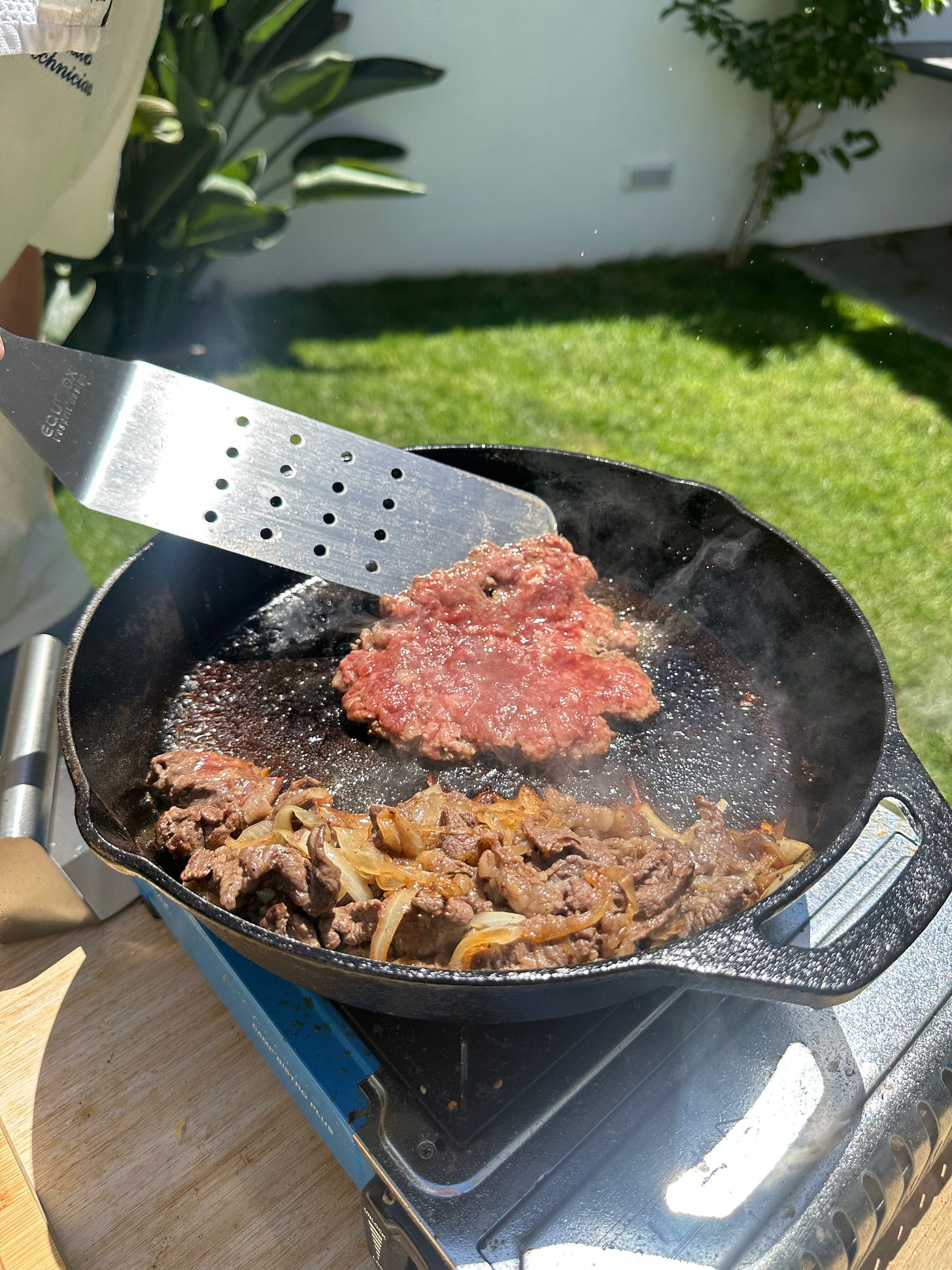 PHILLY CHEESESTEAK BURGER - by Bartek Michalski