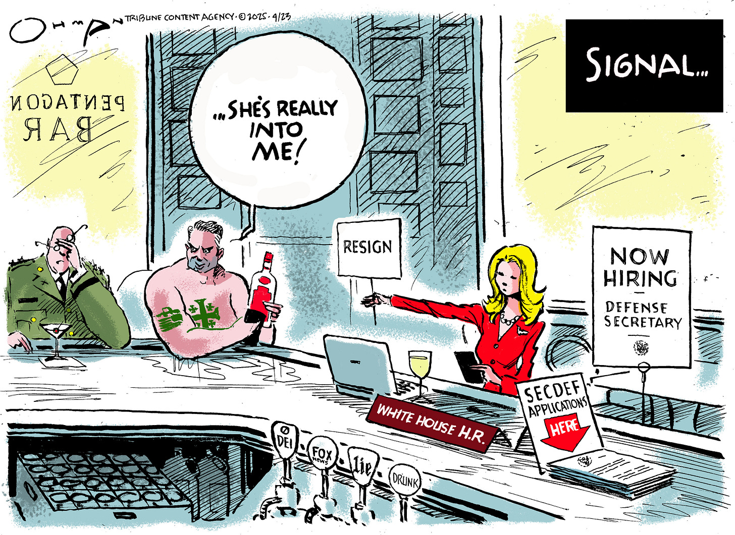 Your Daily Cartoon! - by Jack Ohman’s You Betcha!