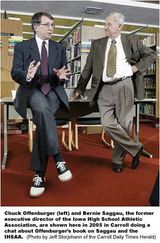 Requiem for Iowa hero Bernie Saggau who made Iowa high school programs ...