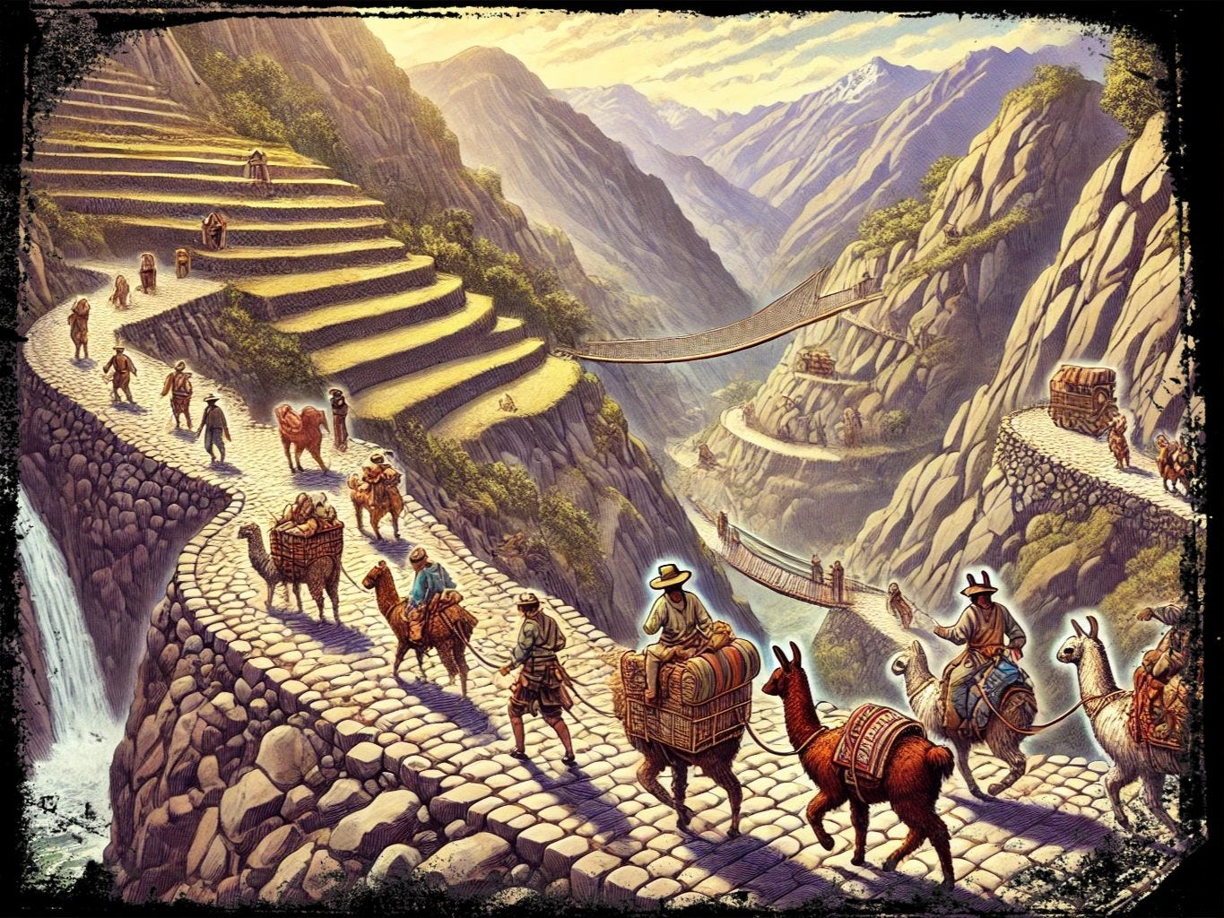 El sistema de caminos incas o Qhapaq Ñan: Un prodigio de ingeniería y organización