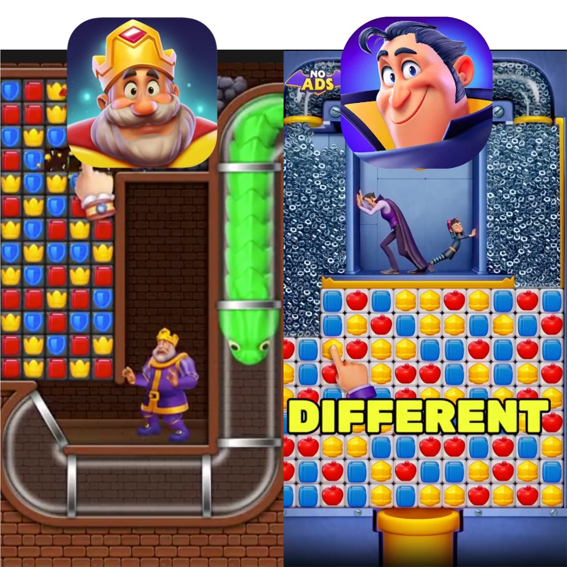 Match Villains: A Smart Copy of Royal Match, But With a Twist