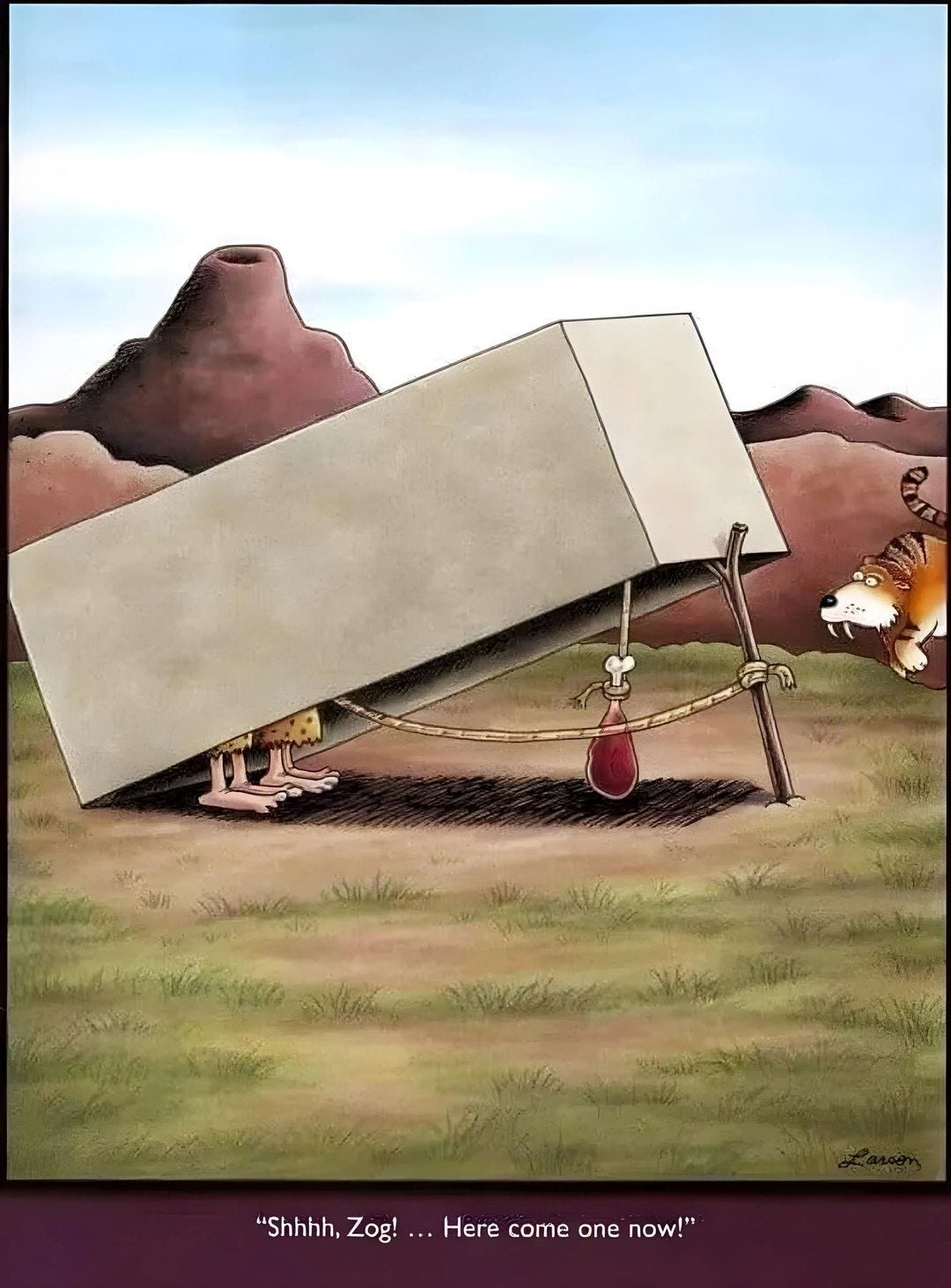 Gary Larson cartoon - by Stuart Wiffin