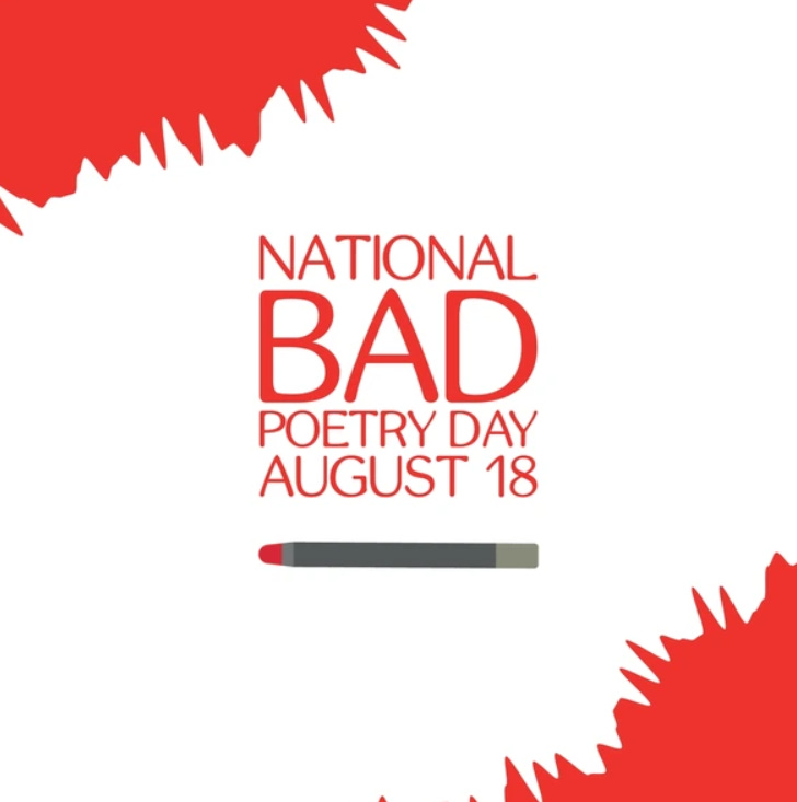 National Bad Poetry Day - CuriosaDay