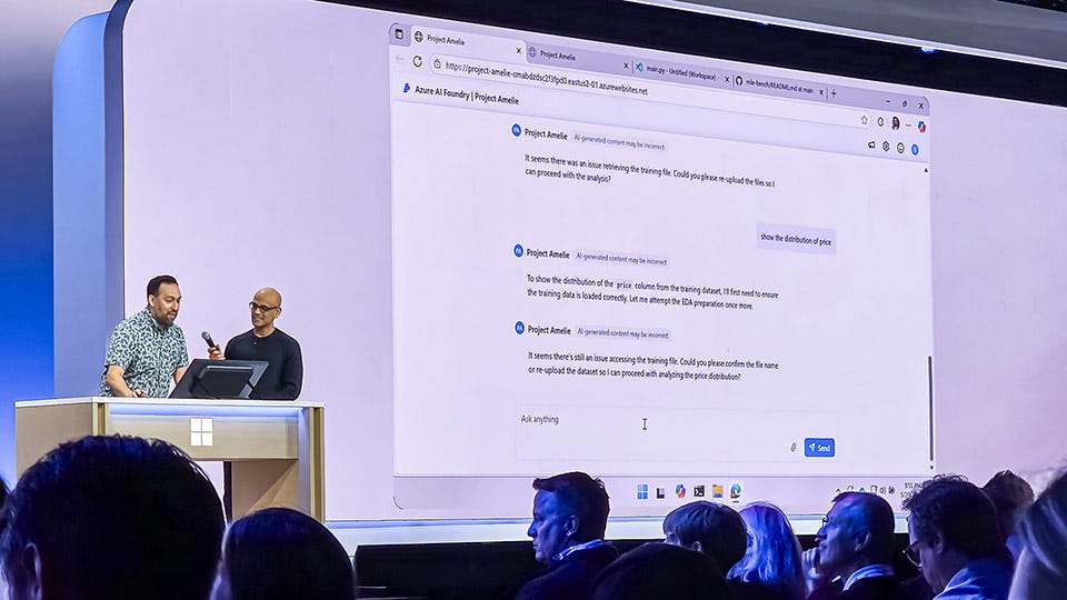 Microsoft’s Project Amelie Wants to Build AI on Its Own