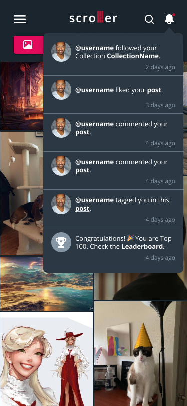 Scrolller Extension & Enhancements + Old Scroller Turning off
