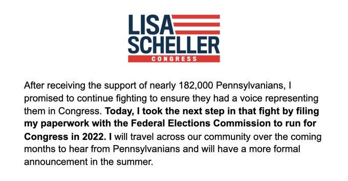 Lisa Scheller makes second bid to represent 7th Congressional District