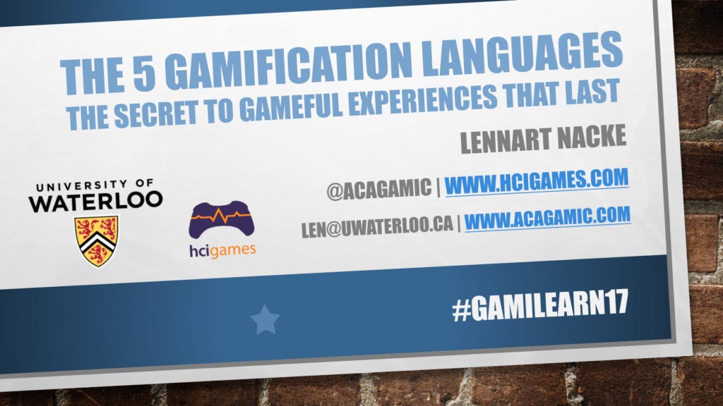 Năm ngôn ngữ Game hóa