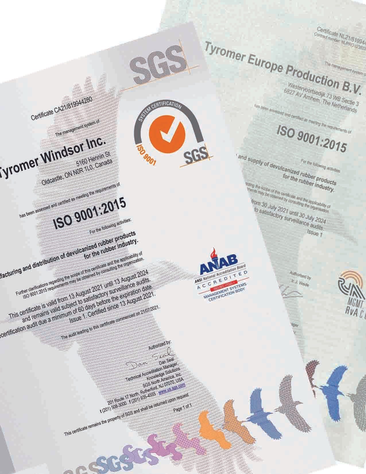 1-year ISO certification anniversary!