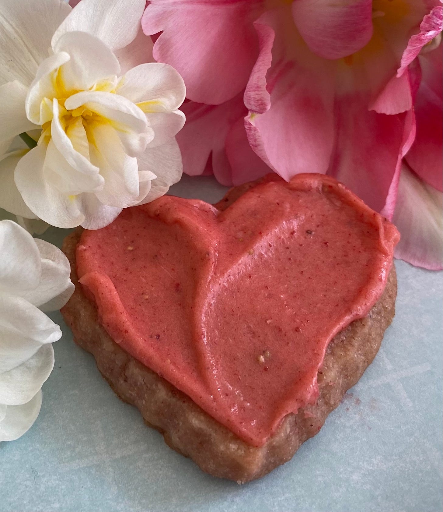 Frosted Strawberry Shortbread