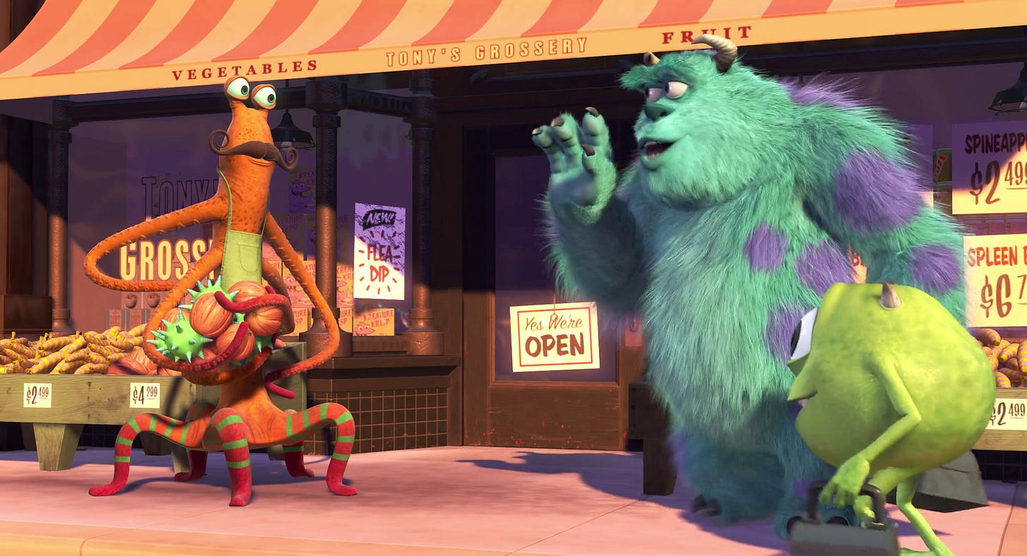 Pixar Pint #4: Monsters, Inc.