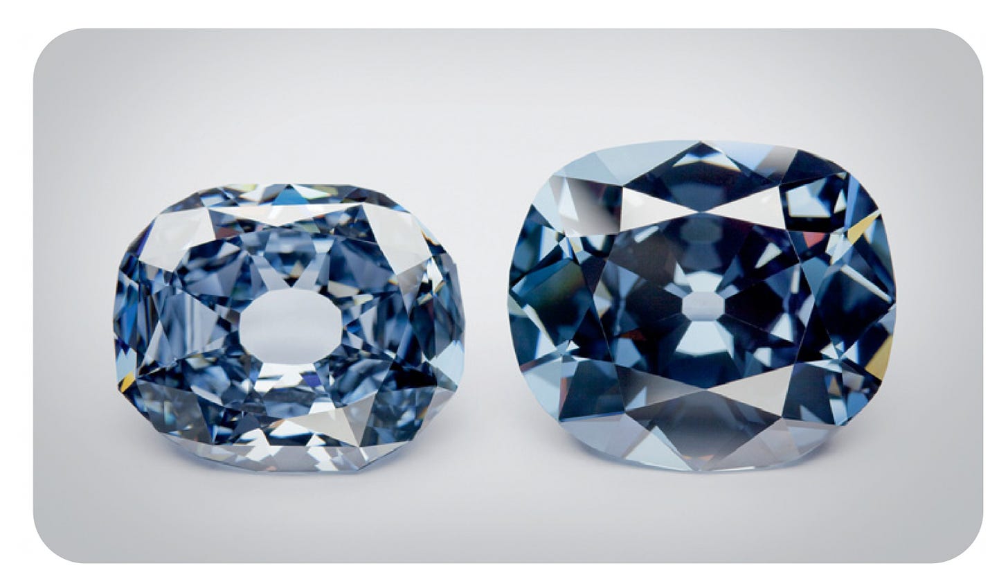 The true curse of the blue diamond