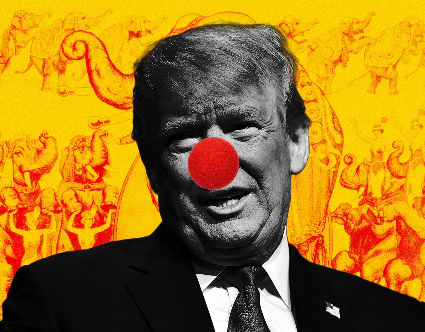 A Clown With a Flamethrower - by Charlie Sykes