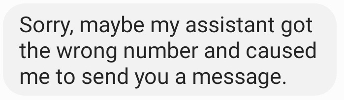 What's the deal with weird wrong-number texts?