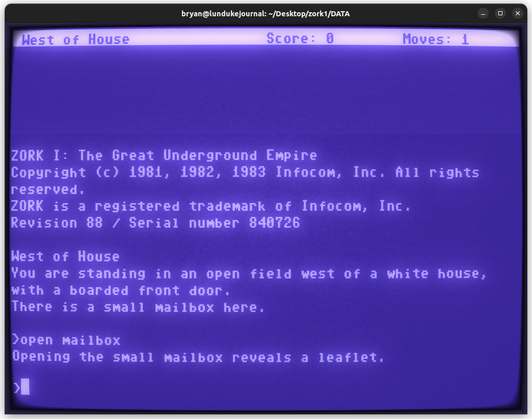 The best terminal emulator for games: Cool-Retro-Term