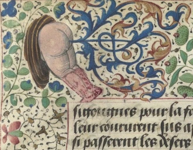 Biblical Bum Trumpets, Lewd Nuns, and Other Naughty Medieval Marginalia