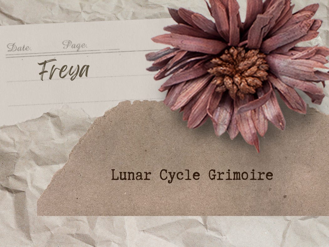 Freya - A Complete Lunar Cycle Grimoire