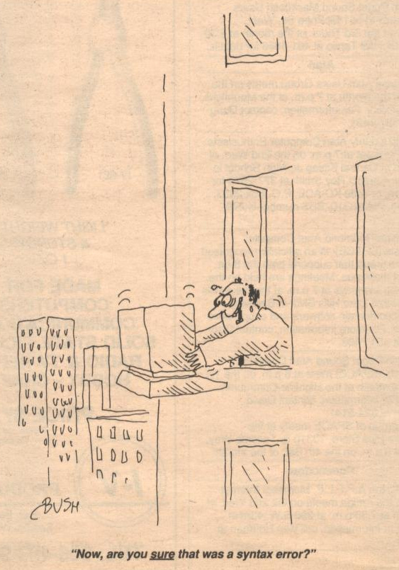Who is this computer comic strip cartoonist from the 1980s?
