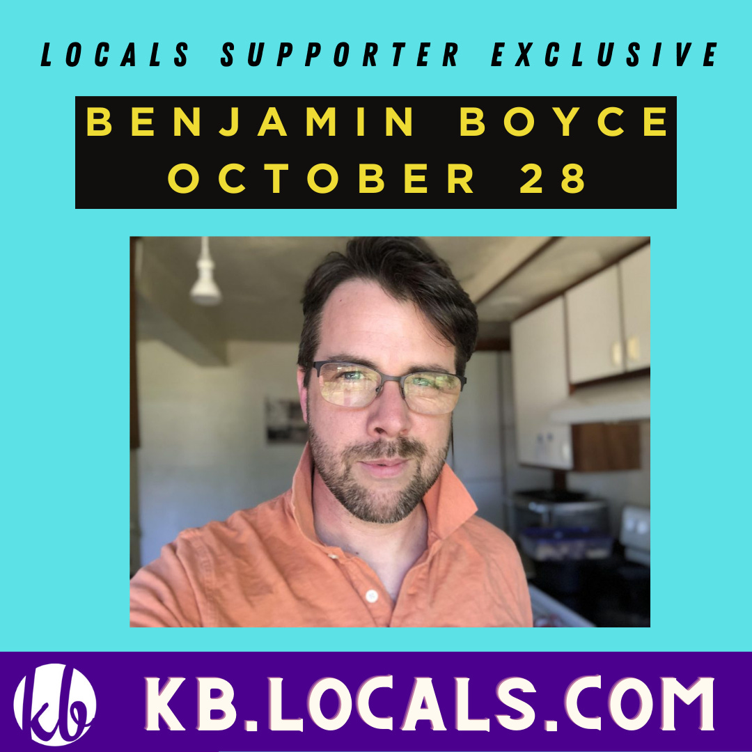 Chat with Benjamin Boyce tomorrow! - by Karlyn Borysenko