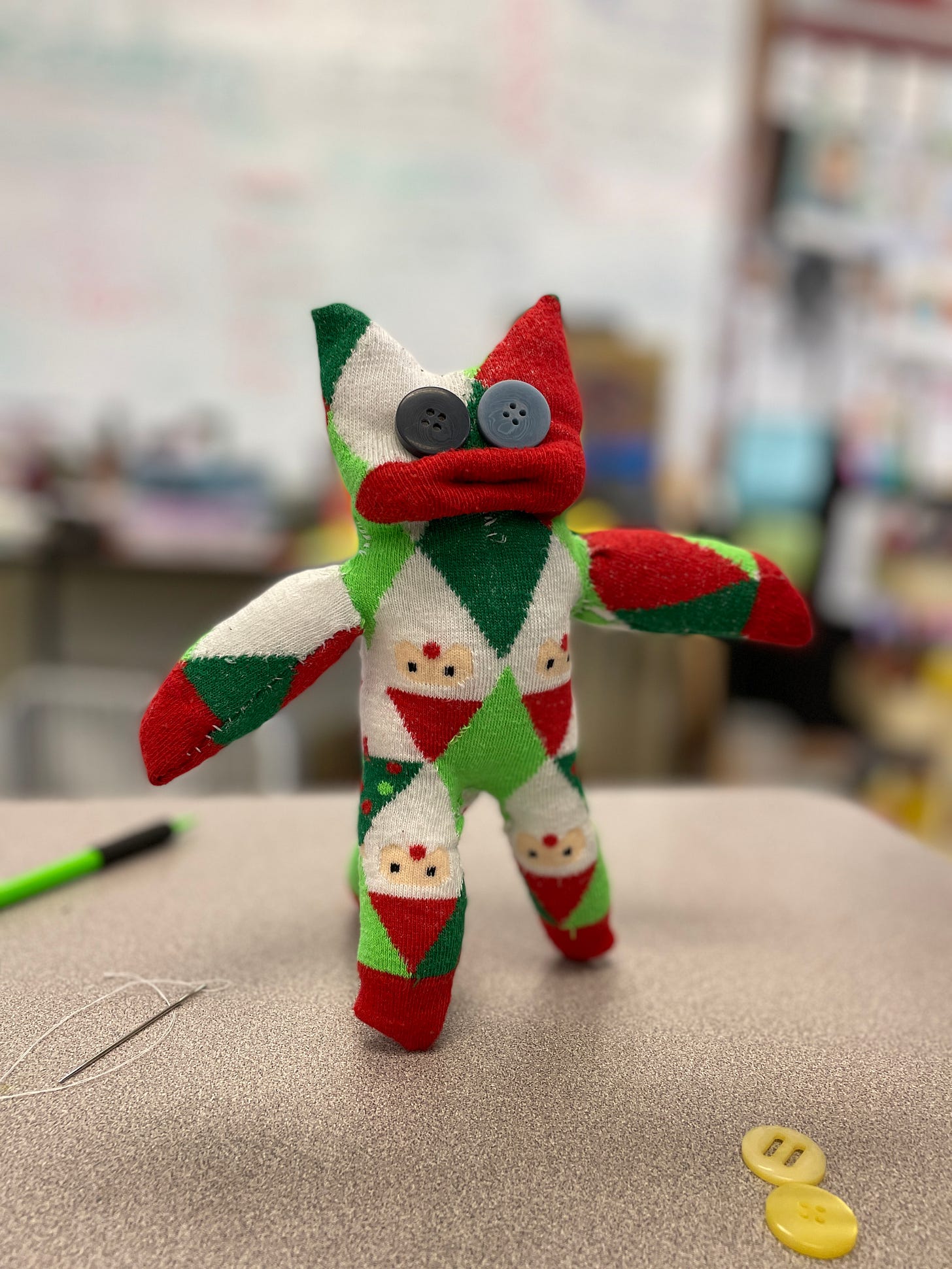 Sock Monsters in Art Class to Brighten Your Day | Curry's International ...