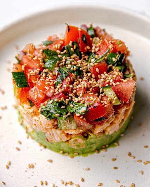 Spicy Shrimp Stack - by Carina Wolff - good mood food