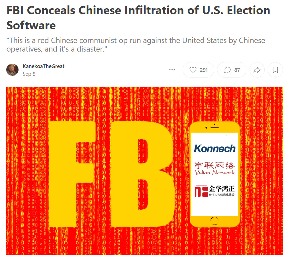 Konnech CEO Eugene Yu worked for the Chinese Communist Party