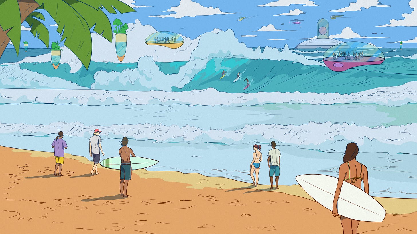 Surf Club is investing in the Solar Punk future we want to live in.