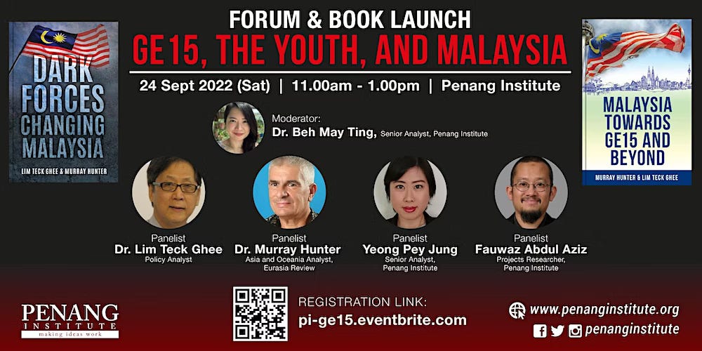 Penang Book Launch at Penang Institute - Murray Hunter
