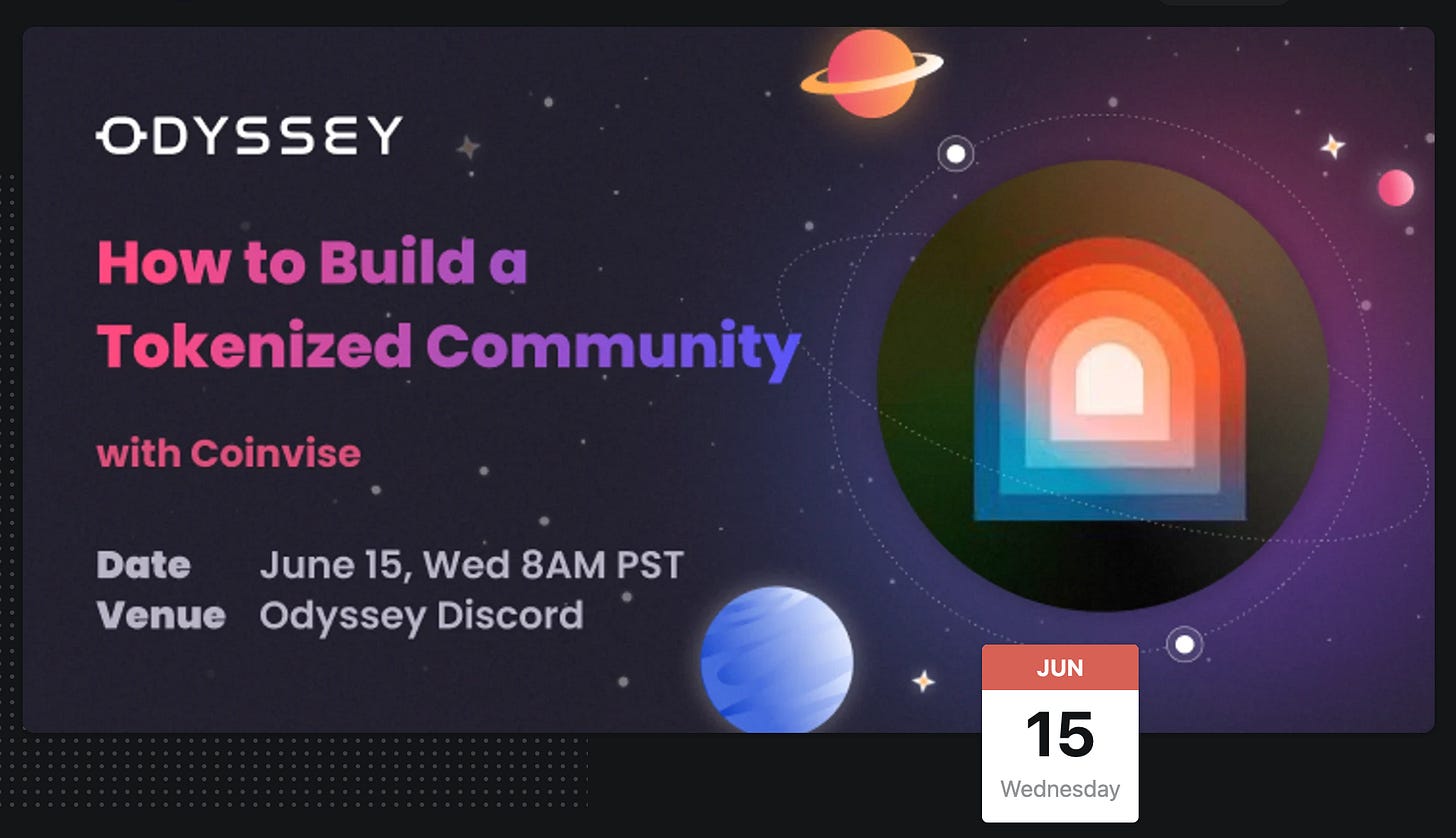 Tokenised communities - by Krishna - Odyssey