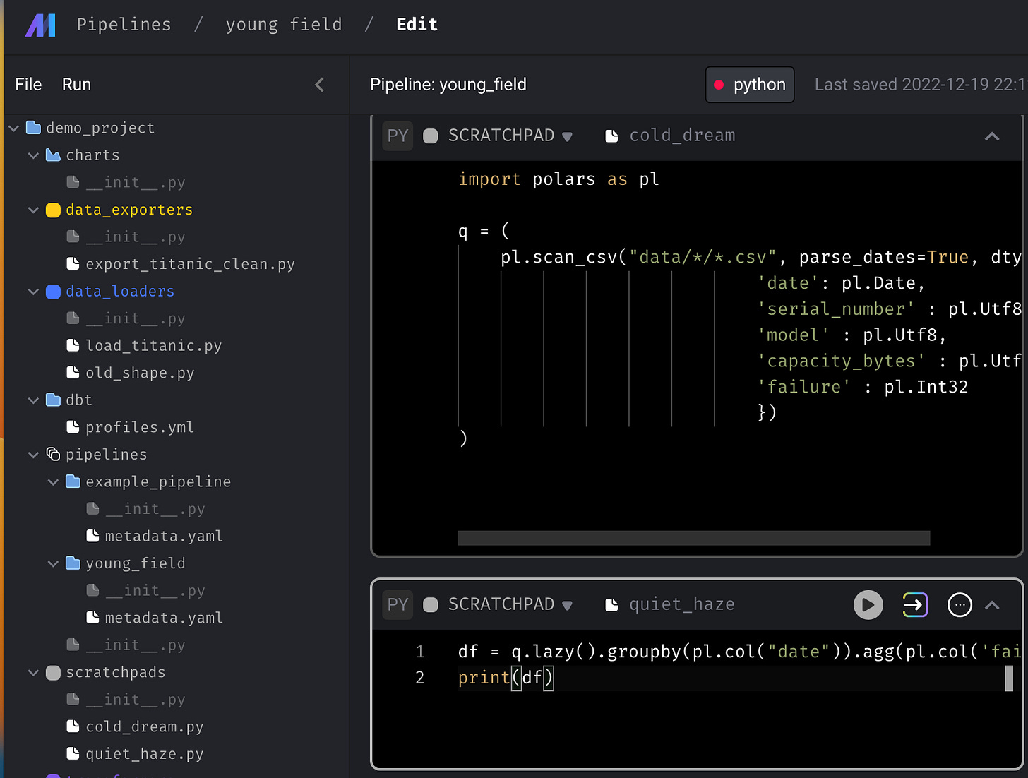 Review of Mage.ai (data pipelines) for Data Engineers.