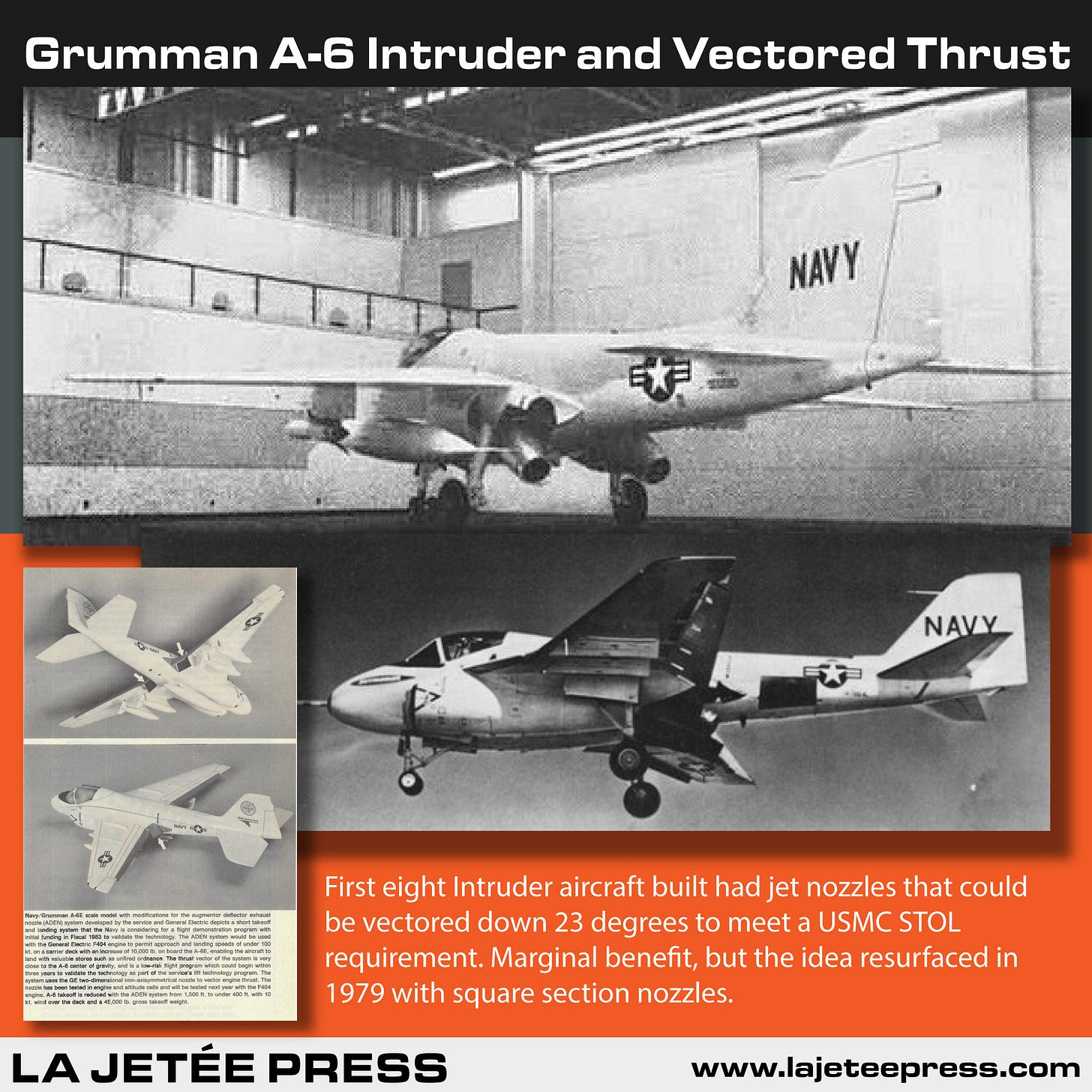 The Grumman A-6 Intruder and the Original Plans to Incorporate Vectored ...